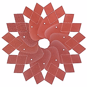 Swpeet 100 Pcs 10 Sizes Mouse Detail Sander Sanding Sheets Sandpaper with Extra 2 Tips for Replacement to Fit Black and Decker Detail Palm Sander - 40/60/80/100/120/180/240/320/400/800 Grits