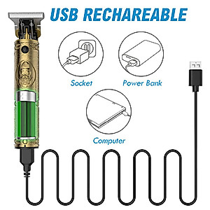 Hair Clippers for Men, Hair Trimmer Cordless Haircutting Kit - Professional Hair Trimmer Set Grooming Baber Set, T-Outliner Edger Trimmer Hair Cutter, Haircut Trimmer for Men,Kids,Baby Gifts