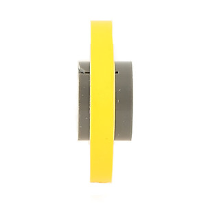 4 Rolls Label Maker Tapes, 6mm Wide 8m Long Clear Printing Self Adhesive Label Maker Tape Thermal DIY Label Paper for MAX LM 370 380 390 (Yellow)