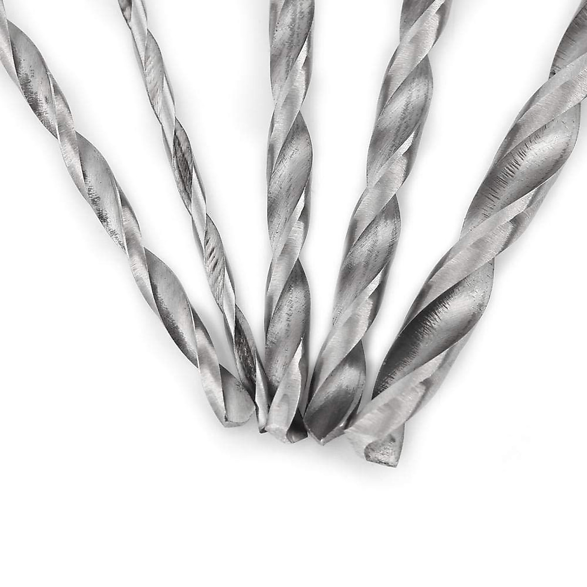 Extra Long Brad Point HSS Drill Bit, 2-5mm Diameter x 150mm Length, Straight Shank Drill Bits for Wood Plastic and Aluminum