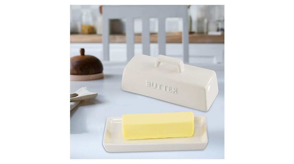 HOME-X Classic Butter Dish - Stylish & Functional Storage