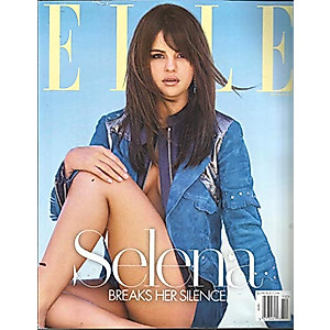 ELLE MAGAZINE, SELENA BREAKS HER SILENCE OCTOBER, 2018 (PLEASE NOTE:: ALL THESE MAGAZINES ARE PET & SMOKE FREE MAGAZINES. NO ADDRESS LABEL. FRESH FROM NEWSSTAND) (SINGLE ISSUE MAGAZINE)