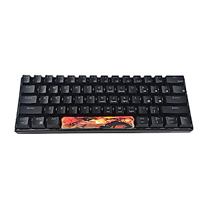 RICKONS Keycap 6.25u Space Bar for Cherry Switch Mechanical Gaming Keyboard with Key Puller (Uzumaki and Sasuke2)