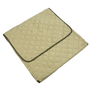 Home Details Quilted Reversible Furniture Protector Slipcover, Good for Dog Hair, Dust & Spills, Machine Washable, Arm Chair Sage-Olive