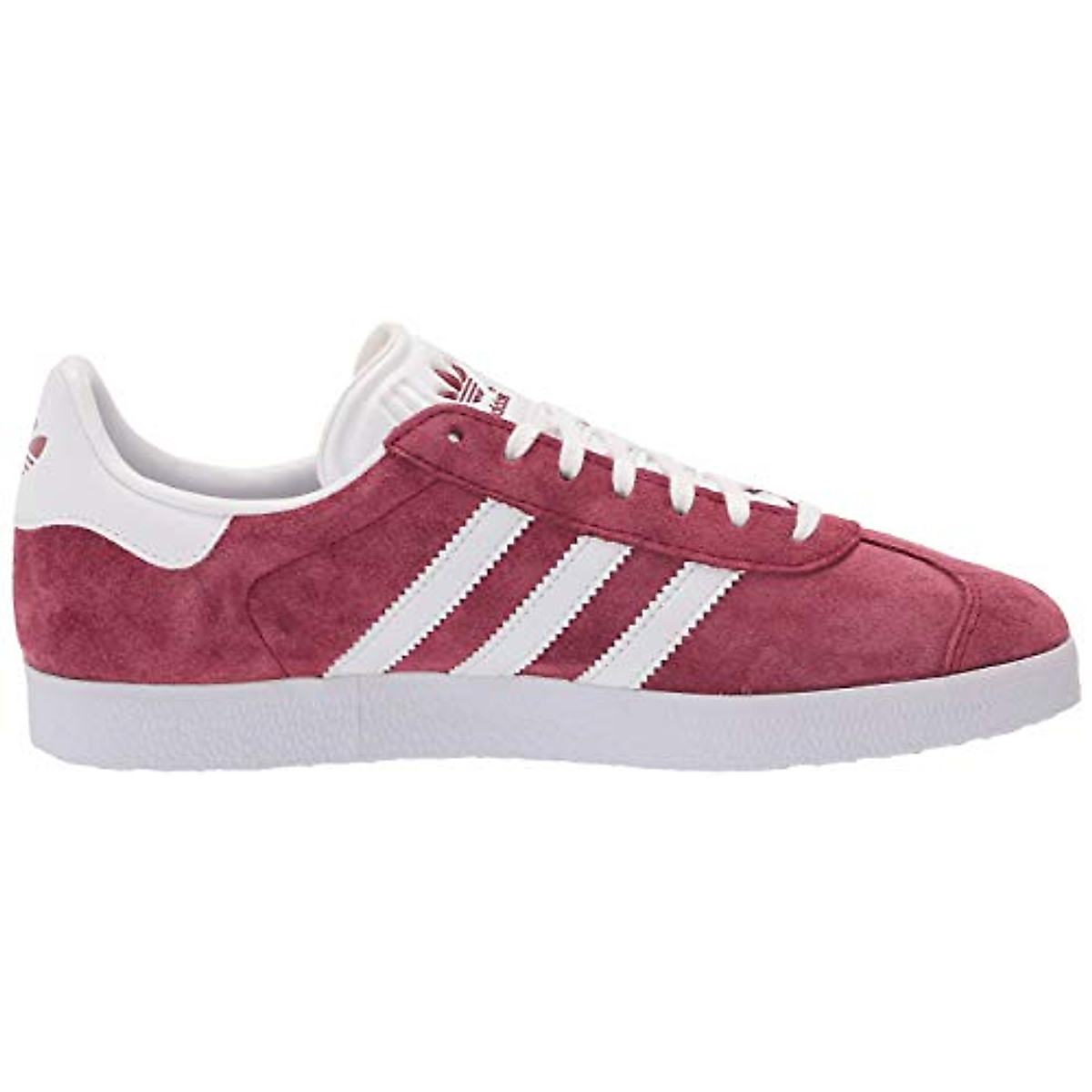adidas Originals mens Gazelle Shoes Collegiate Burgundy/White/Gold Metallic 11