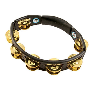 LP170 Cyclops, Brass Jingles, Black, Hand Held Tambourine
