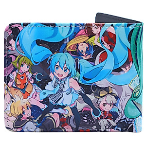 Amatensu Anime Characters Kaito wallet Luka wallet Len wallet Rin wallet F