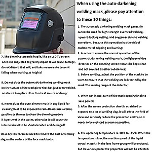 Welding Lens, Solar Powered Auto Darkening Welding Lens Panel, Welding Helmet/Mask Lens Automation Filter Shade Eyes Goggles, Welding Helmet Lens