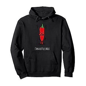 I Am A Little Chili Funny Punny Cartoon Design | Best Gift Pullover Hoodie