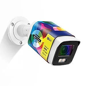 ANNKE NC800 4K PoE Security Camera Outdoor, 8MP IP Bullet Camera with F1.0 130 ft Color Night Vision, Smart AI Human/Vehicle Detection, IP67 Waterproof, Metal Housing, Audio Recording, Micro SD Card