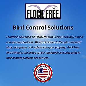 Flock Free Bird Repellent Spray, Residential Bird Problem Solution Bird Control, 4 oz Concentrate (1)