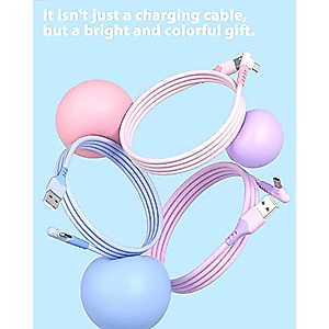 90 Degree USB C Cable Fast Charging 3 Pack (3FT 6FT 10FT) Short & Long Right Angled USB Type C Charger Cable for Samsung Galaxy S22 S21 S20 Ultra S20+ Note 20,10 S10,9 Plus A12,11,52 Google Pixel