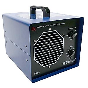 OdorStop OS2500UV2 Professional Grade Ozone Generator/UV Air Purifier for Areas of 2500 Square Feet+, For Deodorizing and Purifying Medium Occupied Spaces Such as Garages and Basements