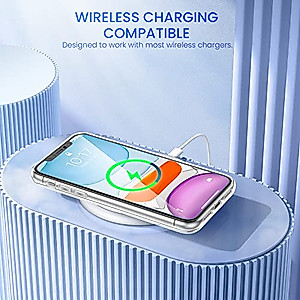 Caka Case for iPhone 11 Glitter Case for Girls Women Liquid Bling Sparkle Luxury Fashion Flowing Floating Shining Glitter Quicksand Soft TPU Clear Cute Phone Case for iPhone 11 (Silver)