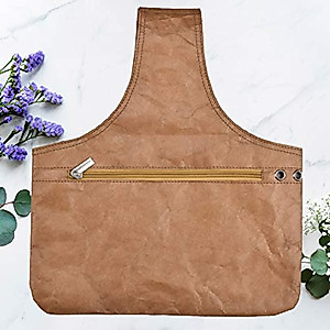 ARTIBETTER Craft Yarn Bag Organizer Project Wrist Bag Knitting Tote Bag for Crochet and Knitting Needles Hooks Yarn Supplies