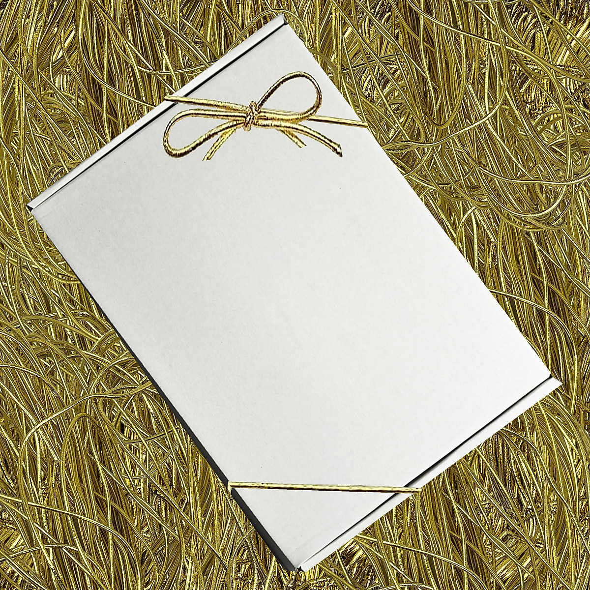 Stretch Loops for Crafts and Easy Gift-Wrapping (16 Inch, Gold)