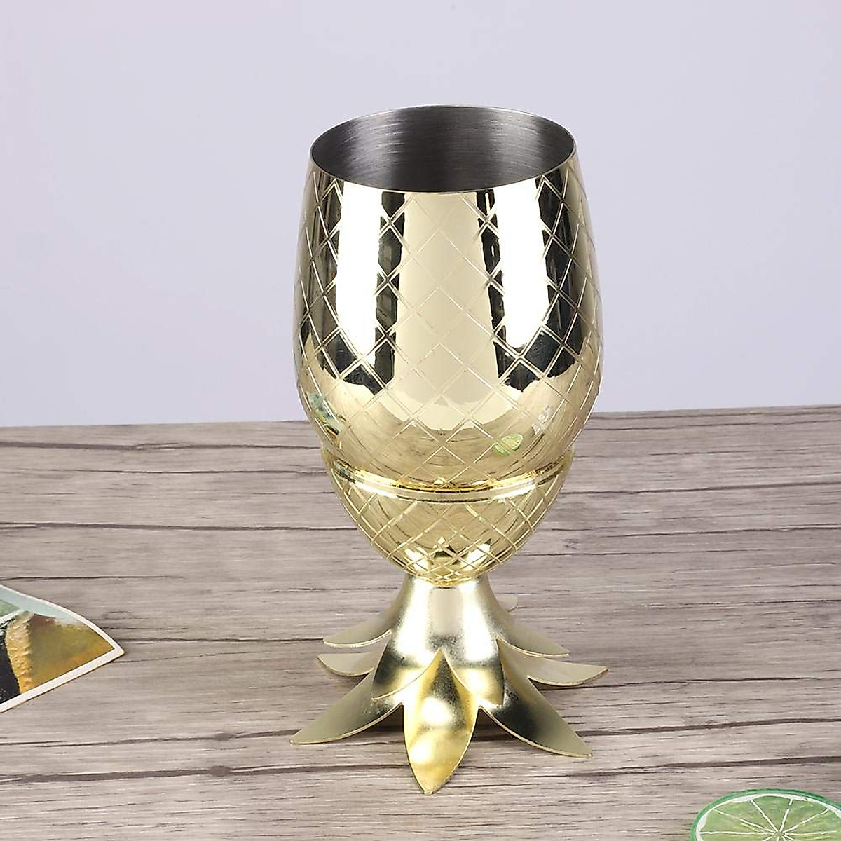 Pineapple Cocktail Shaker, Stainless Steel Cocktail Shaker Mixer Drink Barware Making Drinking Container Tool Bartender Utensil