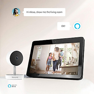 blurams 2pc Home Pro, Security Camera 1080p FHD | w/Facia Recognition, 2-Way Talk, Human/Sound Detect, Person Alert, Night Vision and Siren | Cloud/Local Storage Available, Compatible with Alexa