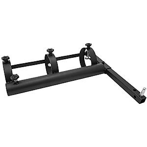 Tredre Oxygen Tank Holder Cane Holder 2 in 1 for Power Mobility Scooters, Electric Wheelchair Accessories (Works with 1"X1" Hitch Receiver Equipped), Suitable for D and E Oxygen Cylinder