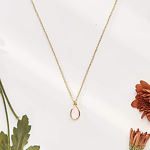 Dear Ava Grandma Necklace: Grandma Gift, Gift for Grandma, New Grandma to Be, Only The Best Moms are Upgraded to Grandma, Tourmaline Birthstone (Gold-Plated-Brass, NA)