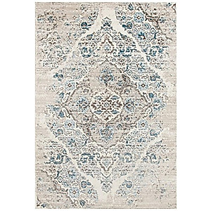 Persian Area Rugs 4620 Cream 5 x 7 Area Rug
