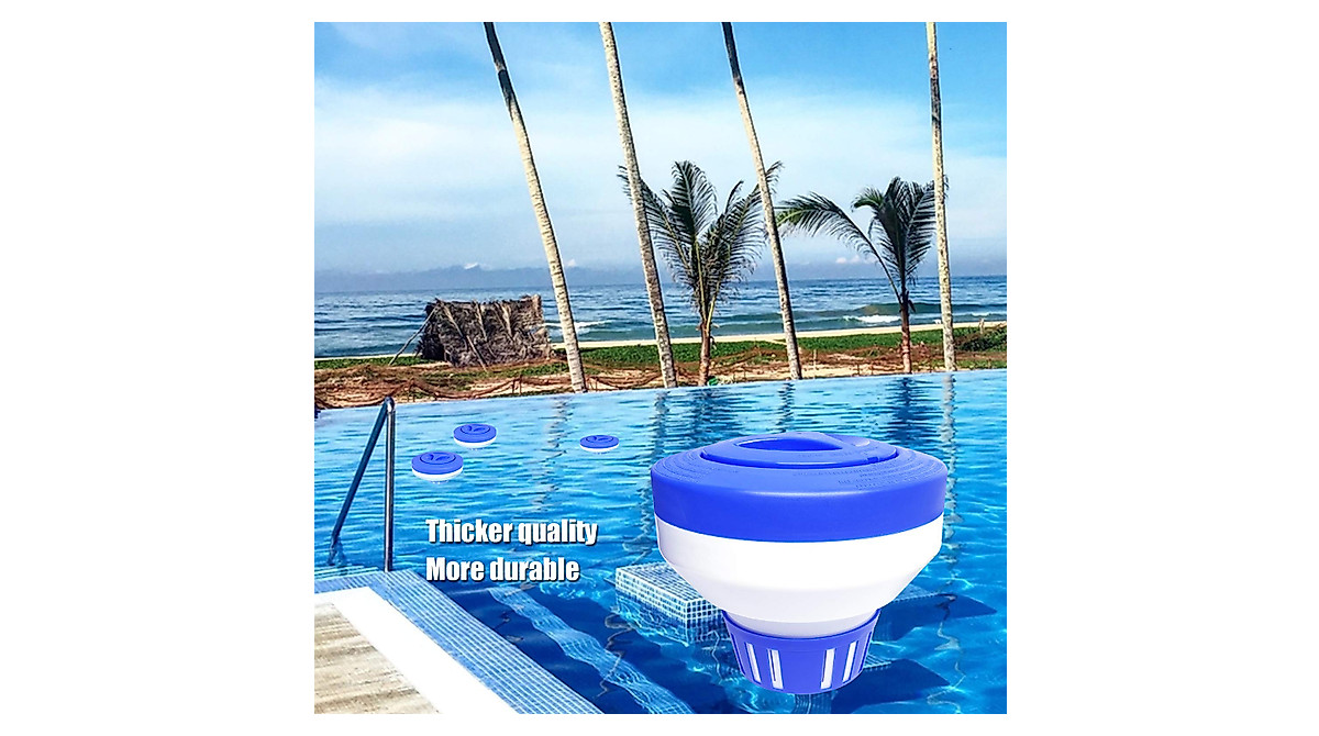Large Pool Chlorine Floater - Adjustable & Easy Use