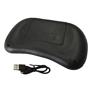 Wireless Mini Keyboard and Touchpad Mouse 2.4GHz Backlit Universal Remote Controller for Gaming Rechargeable Li-ion Battery for Google Android TV Xbox, PS3, PC, Windows Roku iptv Gaming