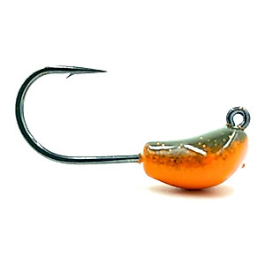 Tautog Jig, Sheepshead Jig, 2 Pack, Standup Style Tog Jig, Ultra Tough Powder Coat Finish with 2X Hook, 1/2-2oz Sizes, Multiple Colors, Made in The USA (1oz, Green Crab)