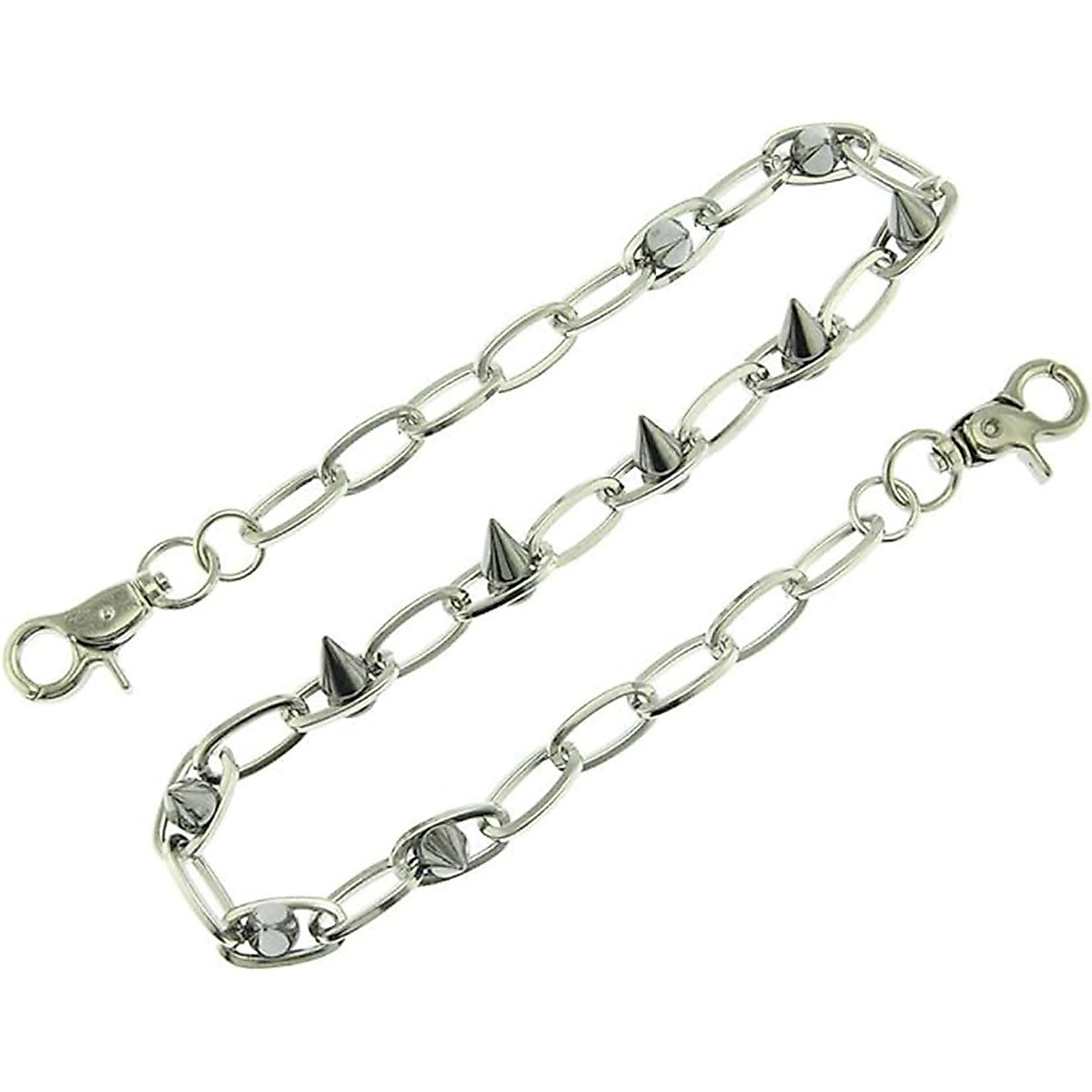 PINKPIN Heavy Rivet Biker Keychain Skull Punk Trouser Wallet Chain Hip Hop Jeans Chains Pants Chain For Men Women