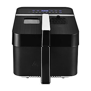 Kalorik FT 45418 BK 2-in-1 Digital Air and Deep Fryer, Black, LED Display Features Easy-to-use Digital Controls with 8 Cooking Presets, 3-Quart Basket Yields 3 to 4 Servings, Detachable Power Cord