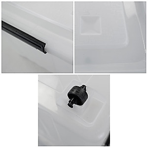 CadineUS 50 Quart Storage Boxes - Large & Stackable