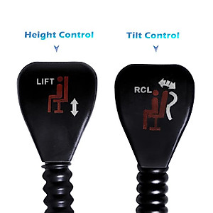 Skuehod Heavy Duty with Adjustment Backrest Tilt Replacement Office Chair Swivel Tilt Control Seat Mechanism Gas Type (155° Tilt Control Back Cushion)