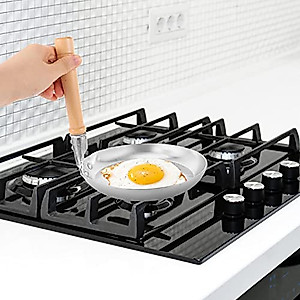 Hemoton Egg Frying Pan Oyakodon Pan Egg Pastry Pan Multi-function Frying Pan Kitchen Mini Metal Skillet Frying Pan Japanese Omelette Pan