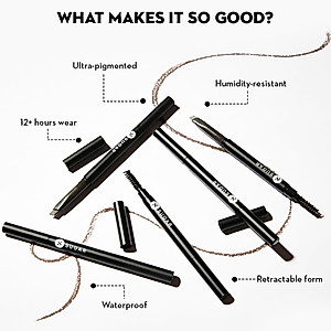 Sugar Cosmetics Arch Arrival Brow Definer02 Taupe Tom (Grey Brown) Long-Lasting, 12hr coverage, built-in spoolie