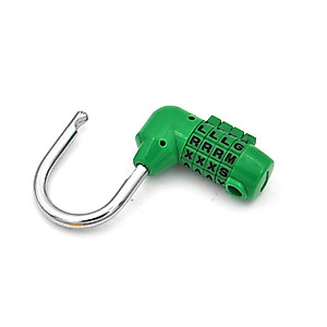 YingRen Word Combination Lock - Security Code Lock Digit Padlock for School Gym Locker/Sports Locker/Fence/Toolbox/Case/Hasp Storage Orange