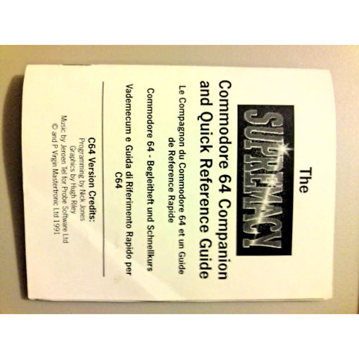 Supremacy - Commodore 64