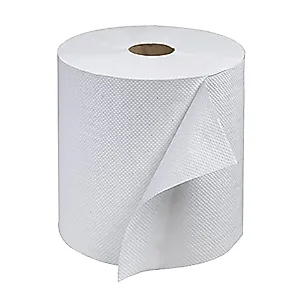 Tork Hand Towel Roll, White, Advanced, H21, Soft, Disposable, 100% Recycled, Absorbent, 1-Ply, 12 x 800 ft, RB800