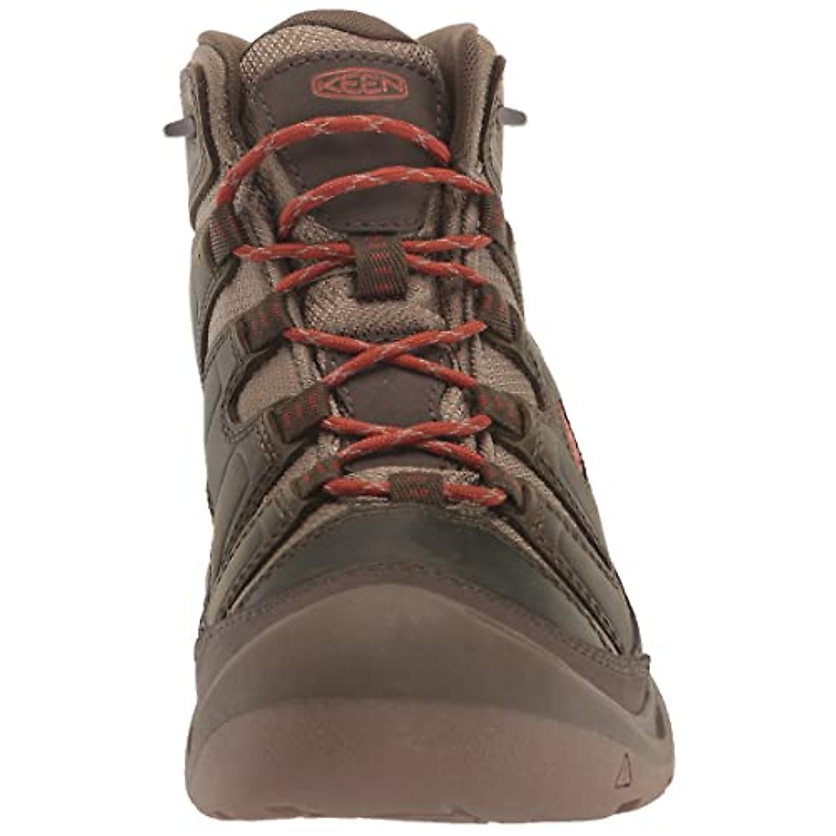 KEEN Men's Circadia Mid Height Comfortable Waterproof Hiking Boots, Dark Olive/Potters Clay, 13