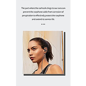 5 Pair KINBOOFI KBEAR Sports Silicone Earhook for Wired Earphone Over-Ear in Ear Monitor, Relieve Earphone Long-Term Use (3black+2white)