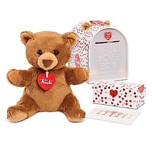 Premium Italian Designed Trudi Ettore Giant Teddy Bear, Big 22-inch Plush, Brown Bear, Kids Toys for Ages 3 Up by Just Play