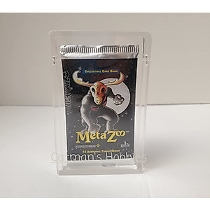 Premium Metazoo Booster Pack Acrylic Case for UV Resistant Protection and Display