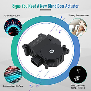 Aintier HVAC Air Door Actuator Blend Door Actuator -Fits for Honda Civic 2006 2007 2008 2009 2010 2011 Replace 604-879 79140SNAA01