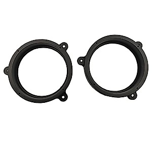 DKMUS Rear Door Speaker 6.5 Inch Mount Adapter Plates for Subaru Forester Impreza Legacy Stand Ring Spacer Kit