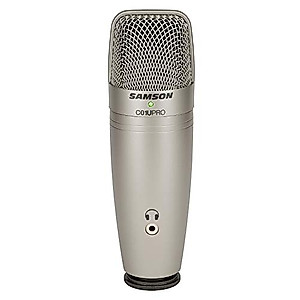 Samson 29/C01UPRO USB Microphone, Silver