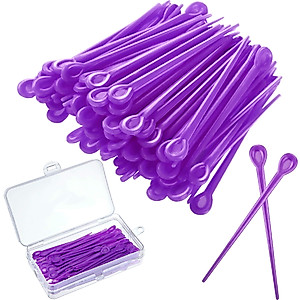 WILLBOND 180 Pieces Brush Roller Pick Plastic Roller Pick Hair Curler Pin for Hair Curling Styling Accessories Present(null)