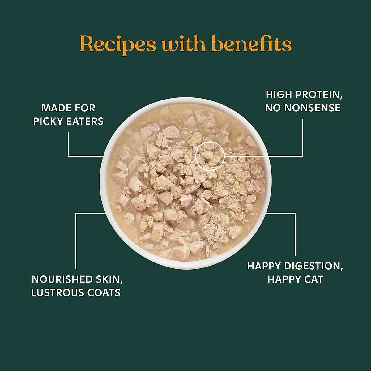 Made by Nacho Wet Cat Food, Grass-Fed, Grain-Finished Minced Beef in Bone Broth for Extra Hydration, (10 Pack)