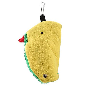 cigemay Parrot Hammock, Reduce Stress Bird Happy Tent, Bird Hammock, Finches Macaws Cockatiels for Small Parakeets