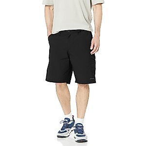 Columbia Men's PFG Blood and Guts III Short, Stain Repellant, Sun Protection, Black, 40