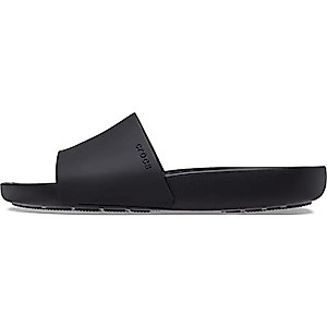 Crocs Women's Splash Slides Sandal, Black, 7