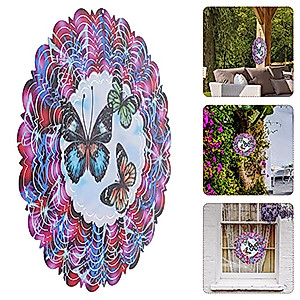 YARDWE Bird Blinder Hanging Decoration Reflective Bird Deterrent Devices Bird Strike Prevention for Window Garden Yard Outdoor